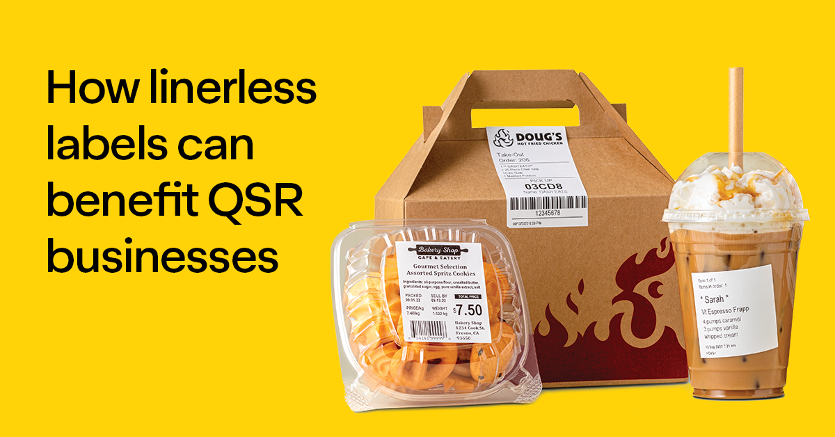 Linerless Labels: Boosting QSR Efficiency and Sustainability | Avery ...