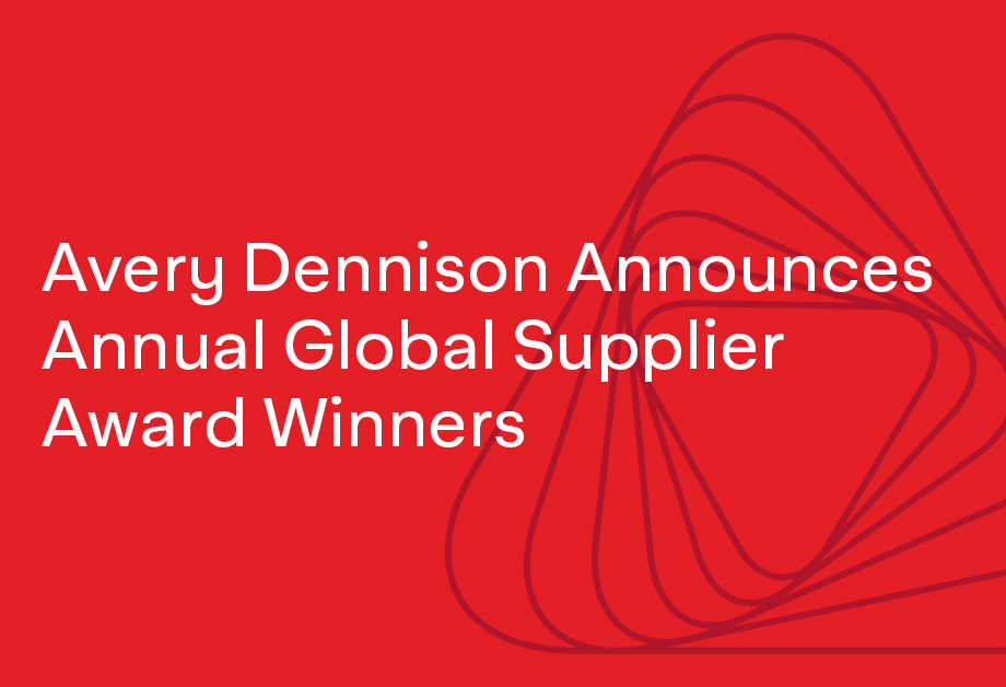 Avery Dennison Announces Winners of Annual Global Supplier Awards | Avery Dennison | LPM
